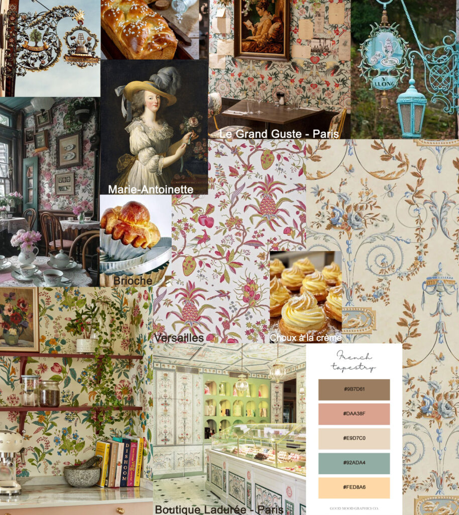 French pastry wallpaper - Andrea Leonelli